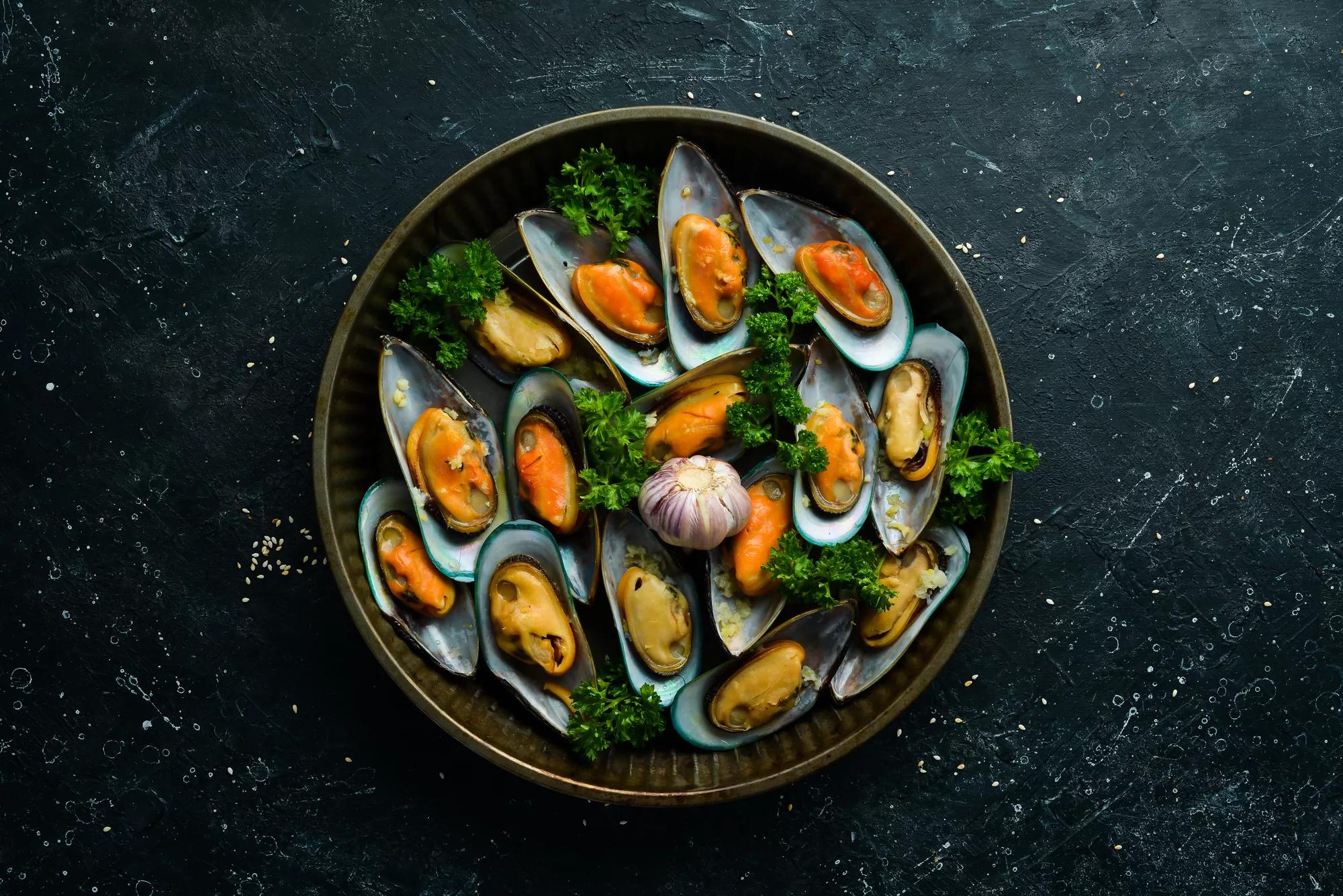 Clams, Mussels & Oysters